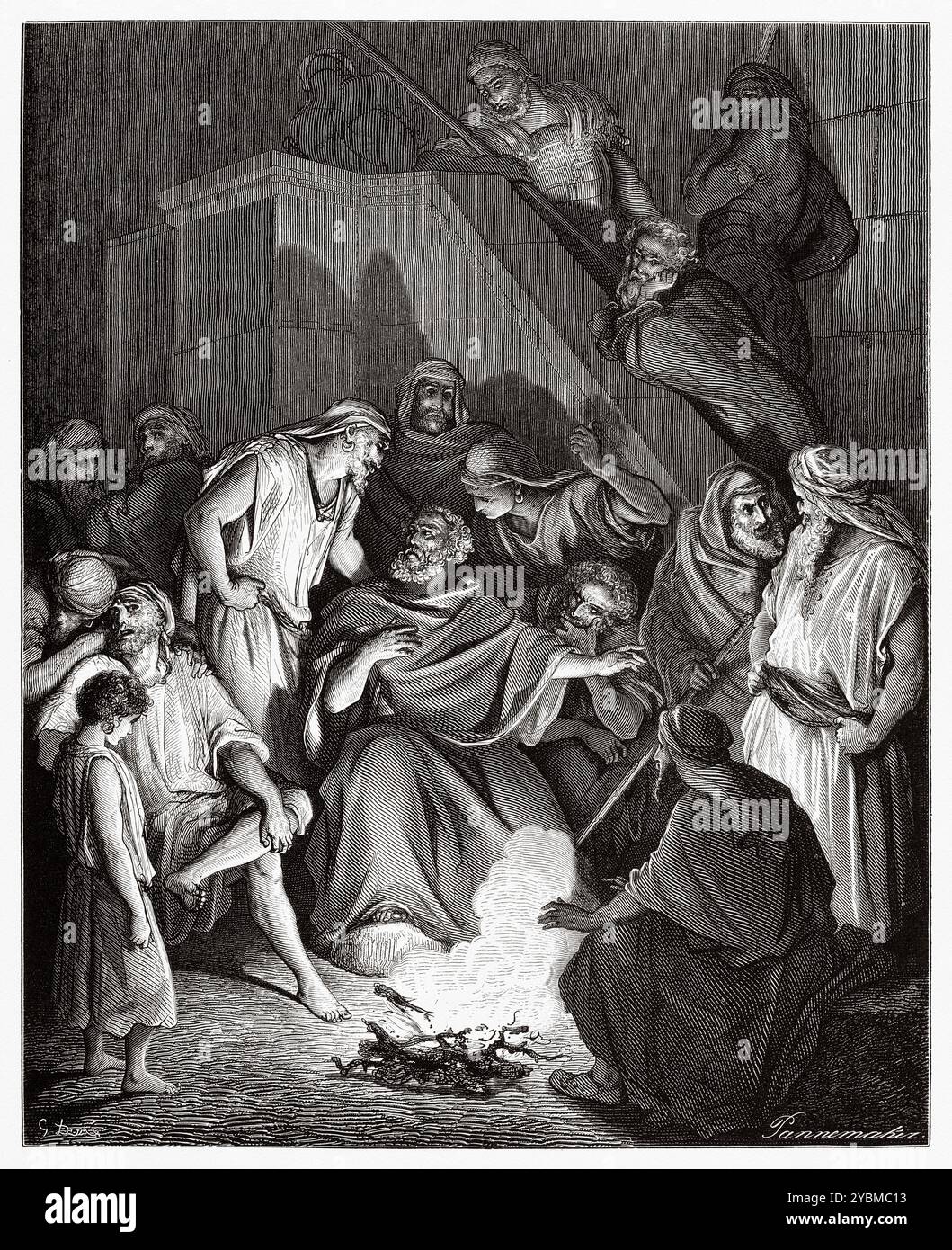 The Denial of Saint Peter. Peter denies that he is one of Jesus ...