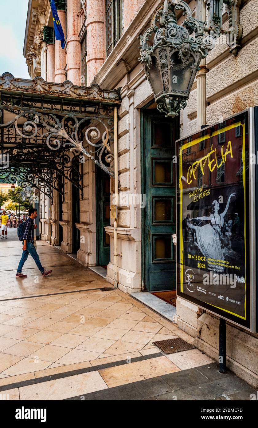 The Nice Opera House in the old town, Nice, France Stock Photo - Alamy
