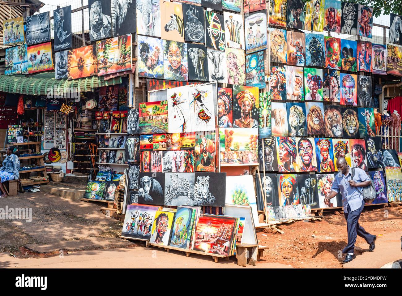 Kampala street paintings hi-res stock photography and images - Alamy