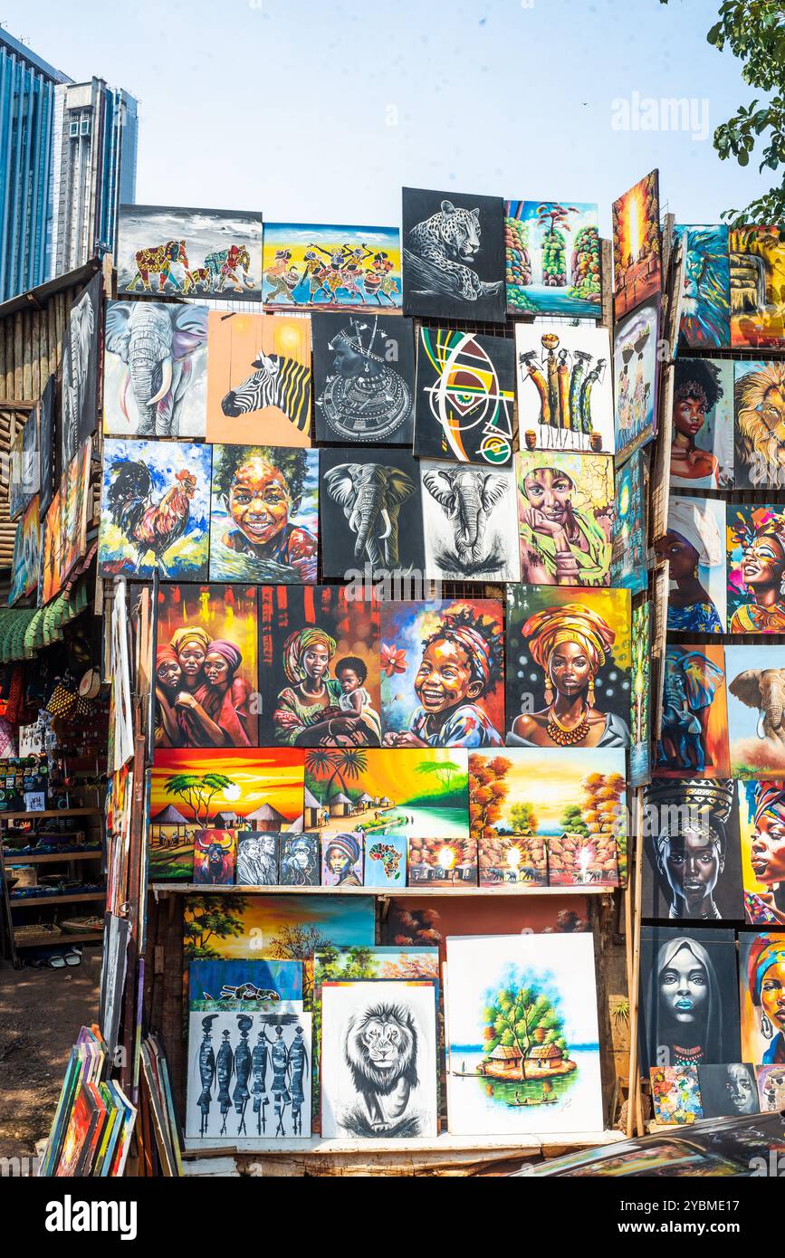 Kampala street paintings hi-res stock photography and images - Alamy