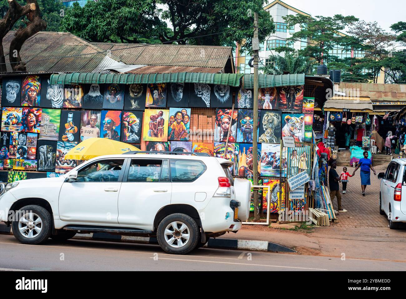 Kampala street paintings hi-res stock photography and images - Alamy