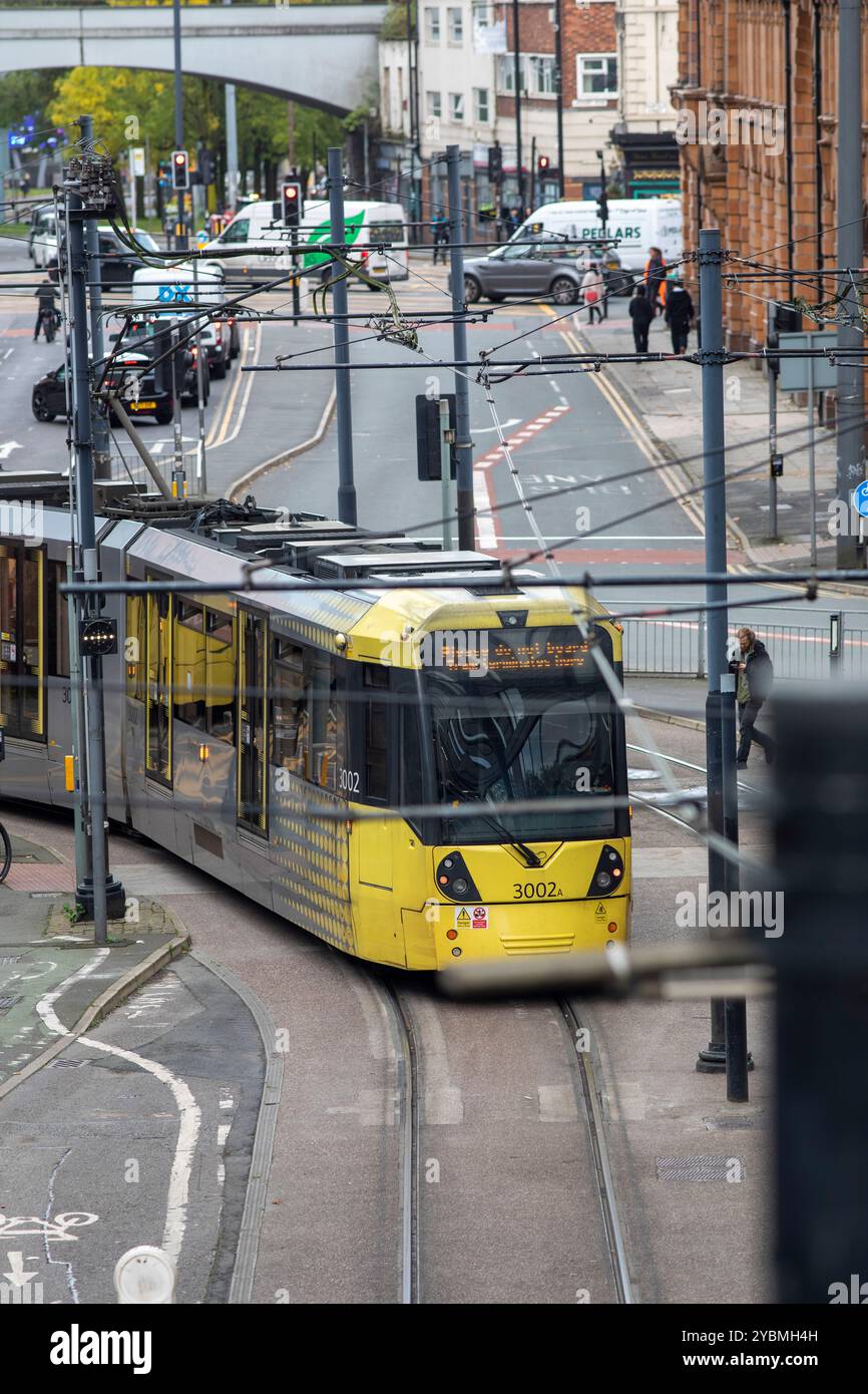 Manchester Metrolink is a tram/light rail system in Greater Manchester ...