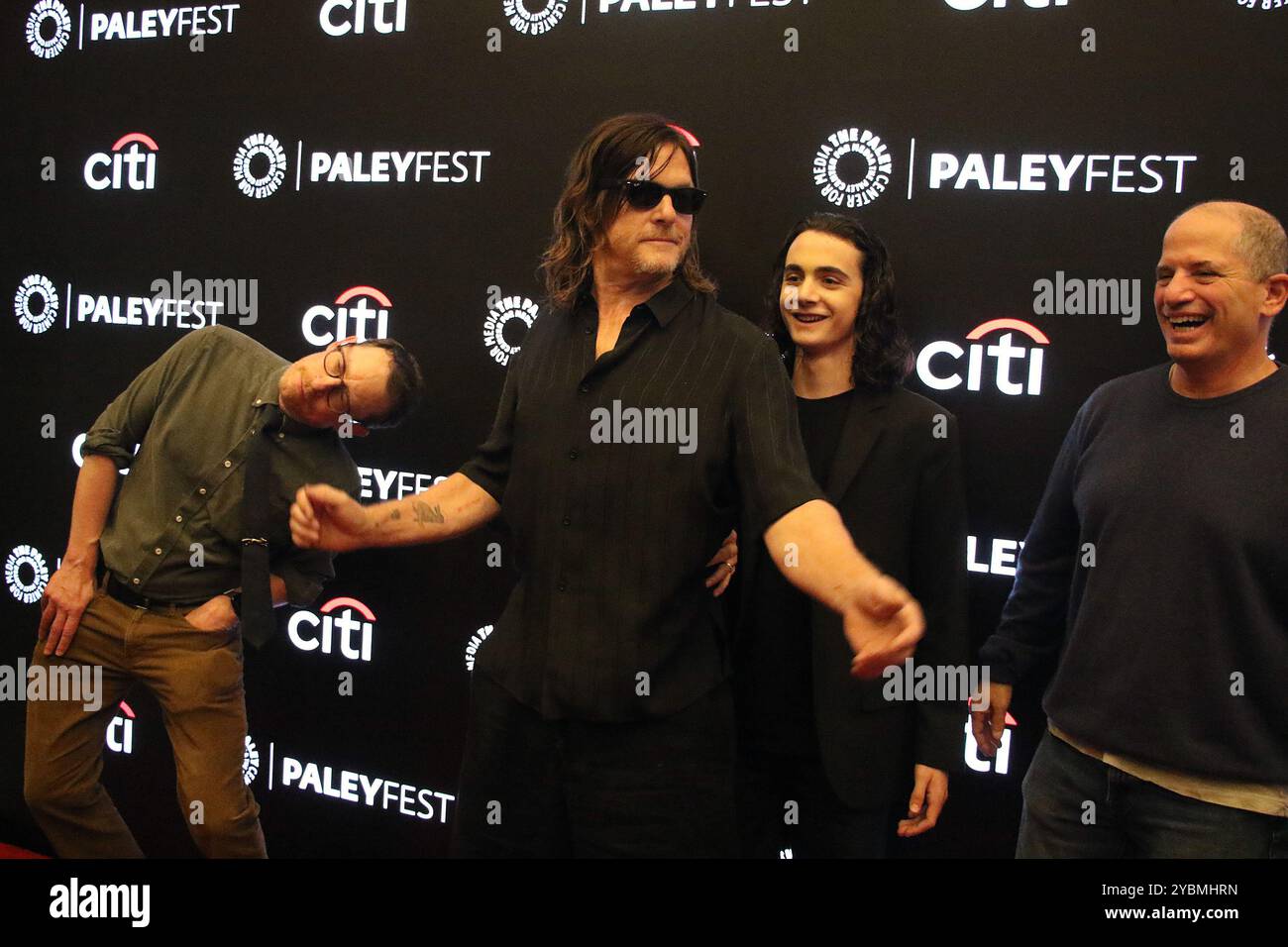 New York, NY, USA. 19th Oct, 2024. Scott M. Gimple, Melissa McBride ...