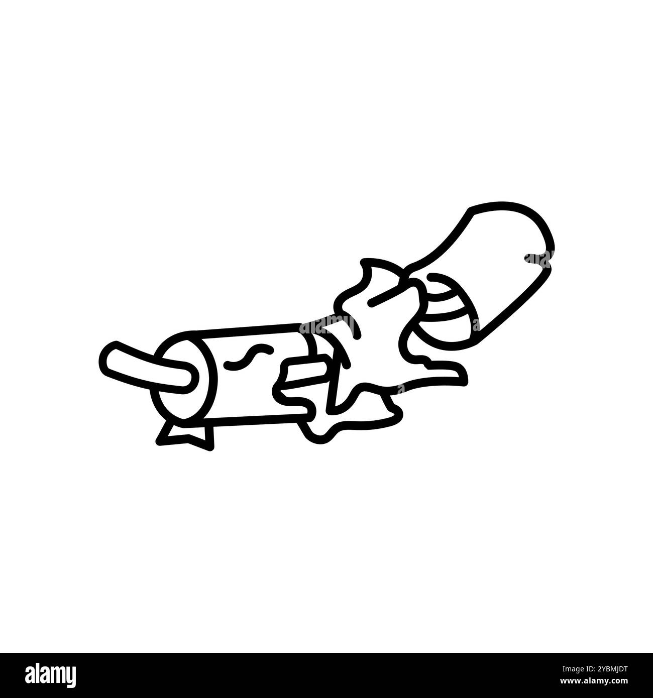 Guillain-Barre syndrome line black icon. Sign for web page, mobile app ...