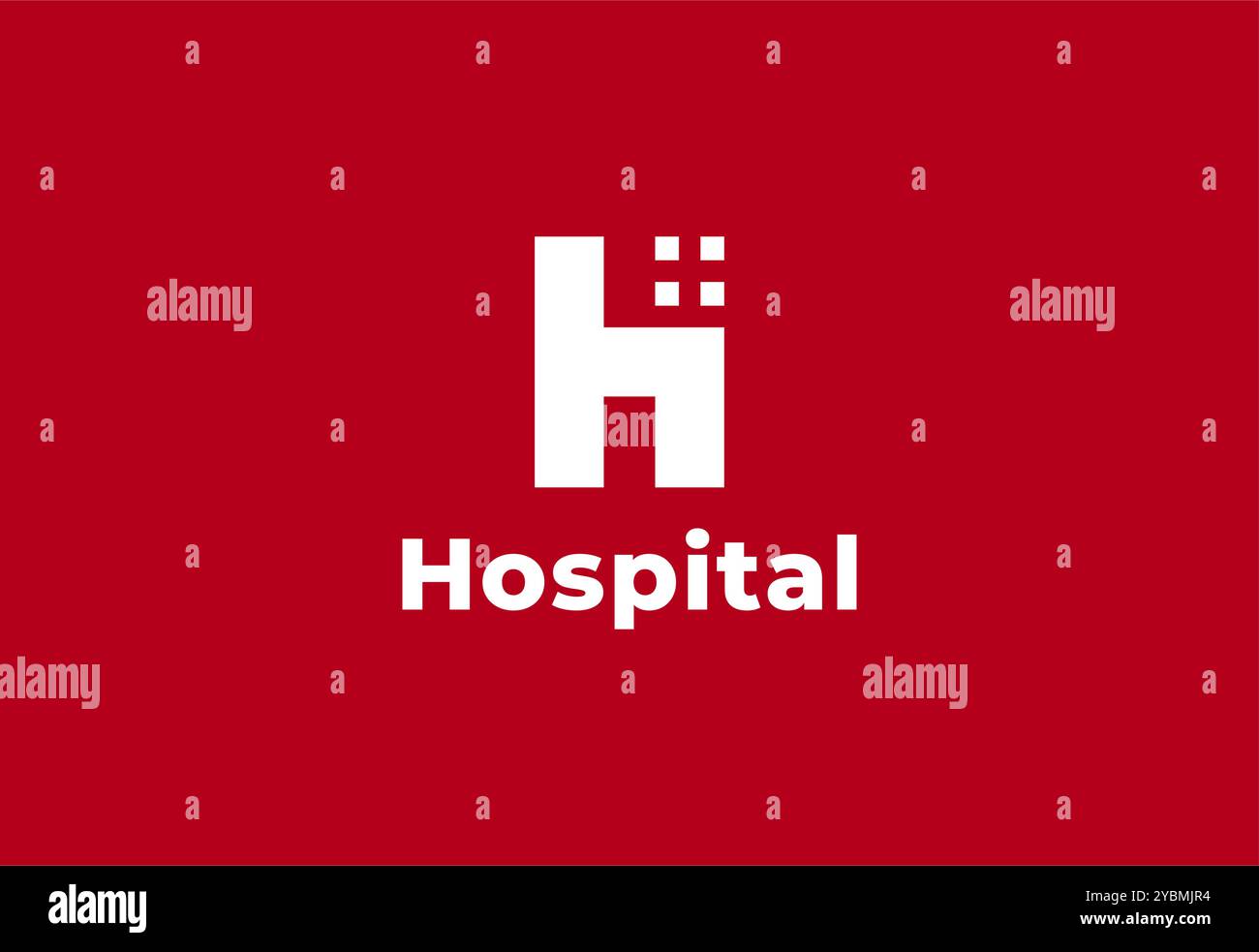Logo letter H with symbol medical plus, Creative template for hospital ...