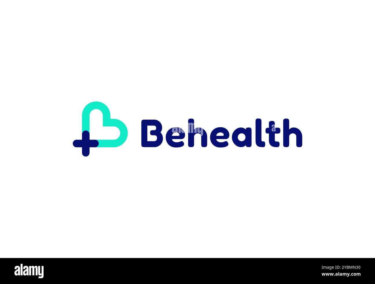 Logo letter B with symbol medical plus, Creative template for hospital ...