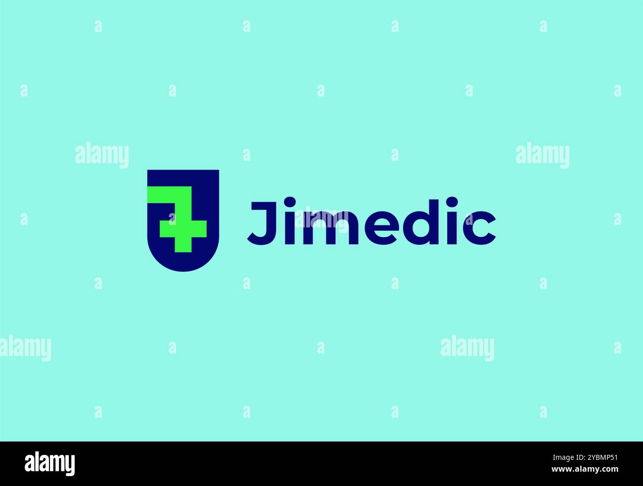 Logo letter J with symbol medical plus, Creative template for hospital ...