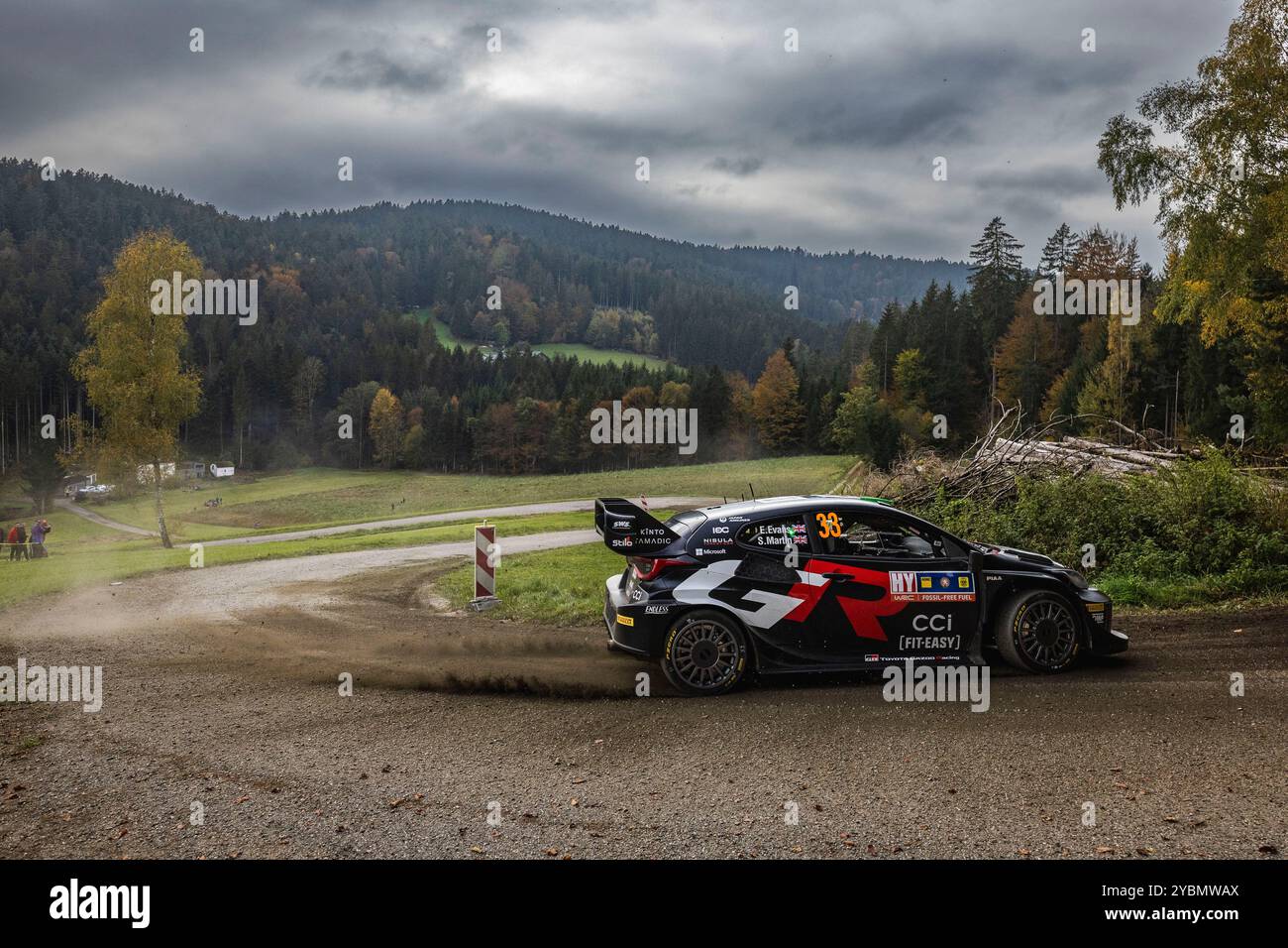 33 EVANS Elfyn, MARTIN Scott, Toyota GR Yaris Rally1, action during the ...