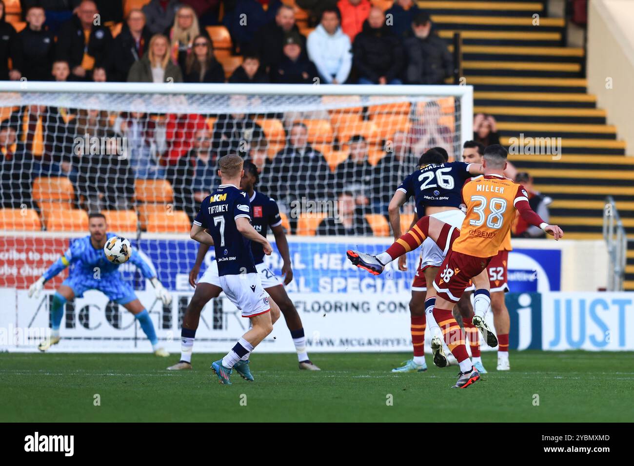 Fir Park, Motherwell, UK. 19th Oct, 2024. Scottish Premiership Football ...