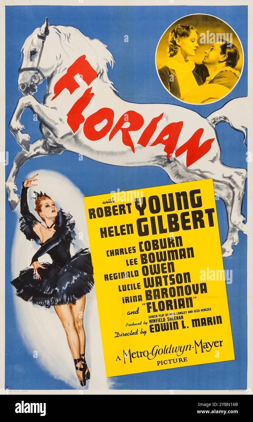 Florian (MGM 1940) Robert Young, Helen Gilbert - horse movie Stock ...