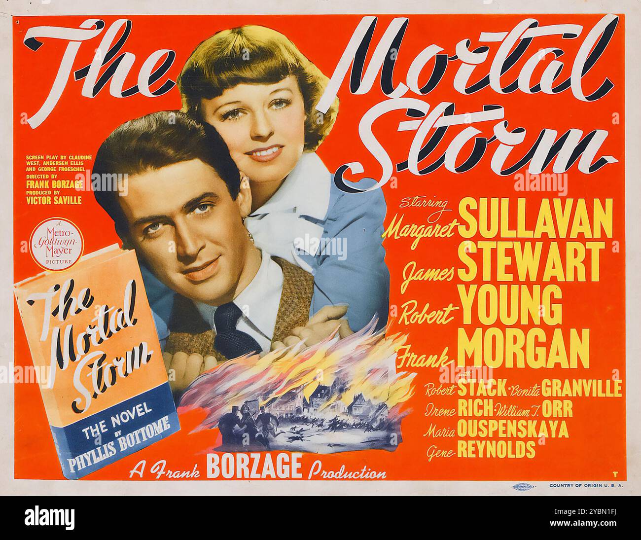 Lobby Card for the 1940 film The Mortal Storm feat James Stewart ...