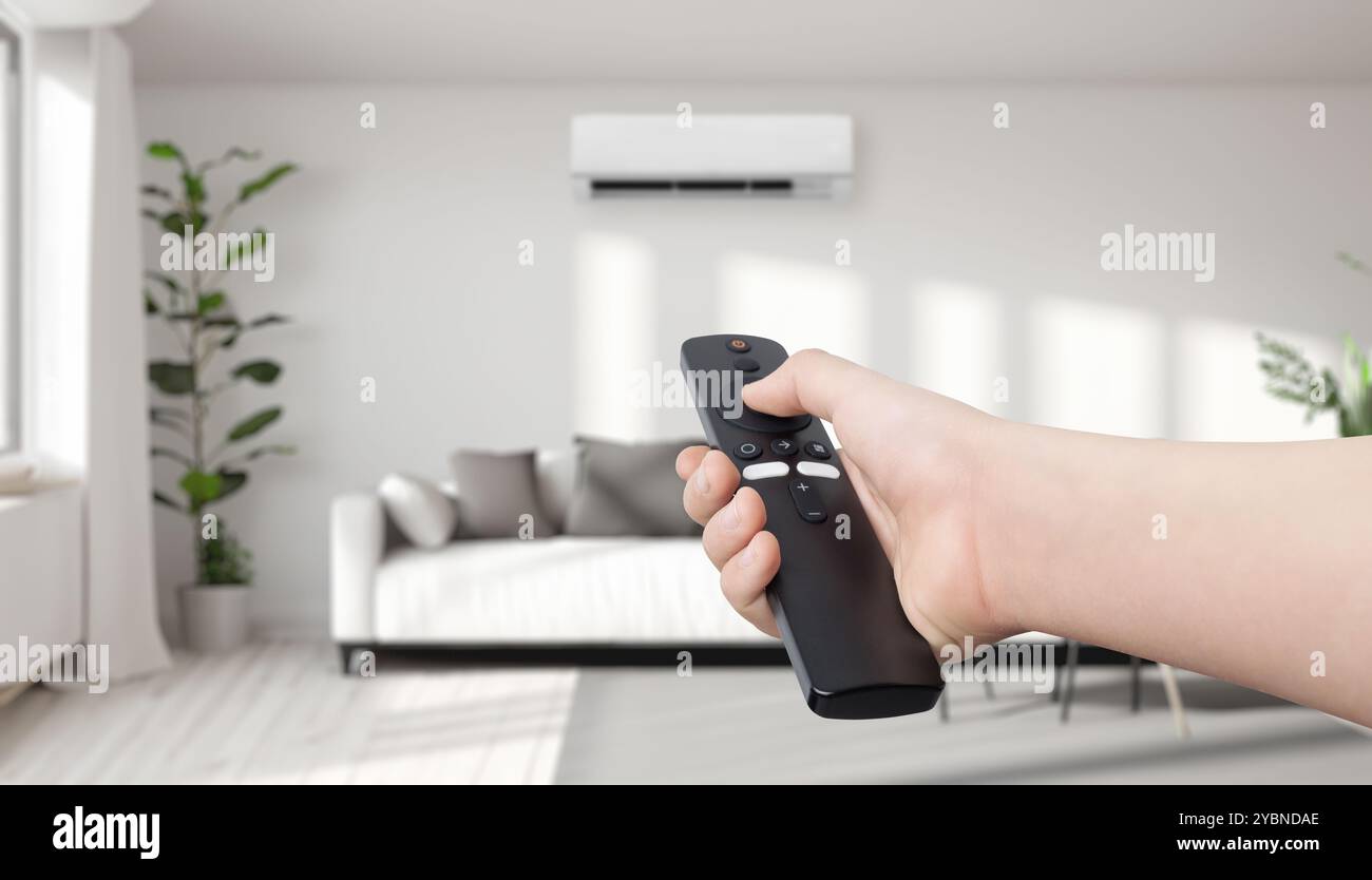 Turning off air conditioner hi-res stock photography and images - Alamy