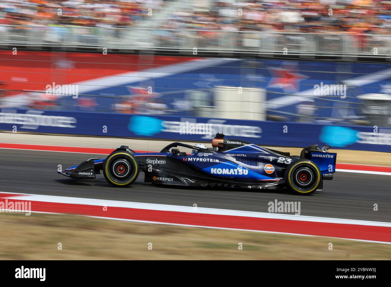 AUSTIN, TX - OCTOBER 19: Williams Racing driver Alexander Albon (23) of ...