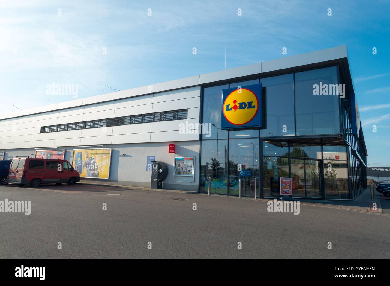 Lidl Supermarket Building Czech Republic Stock Photo - Alamy