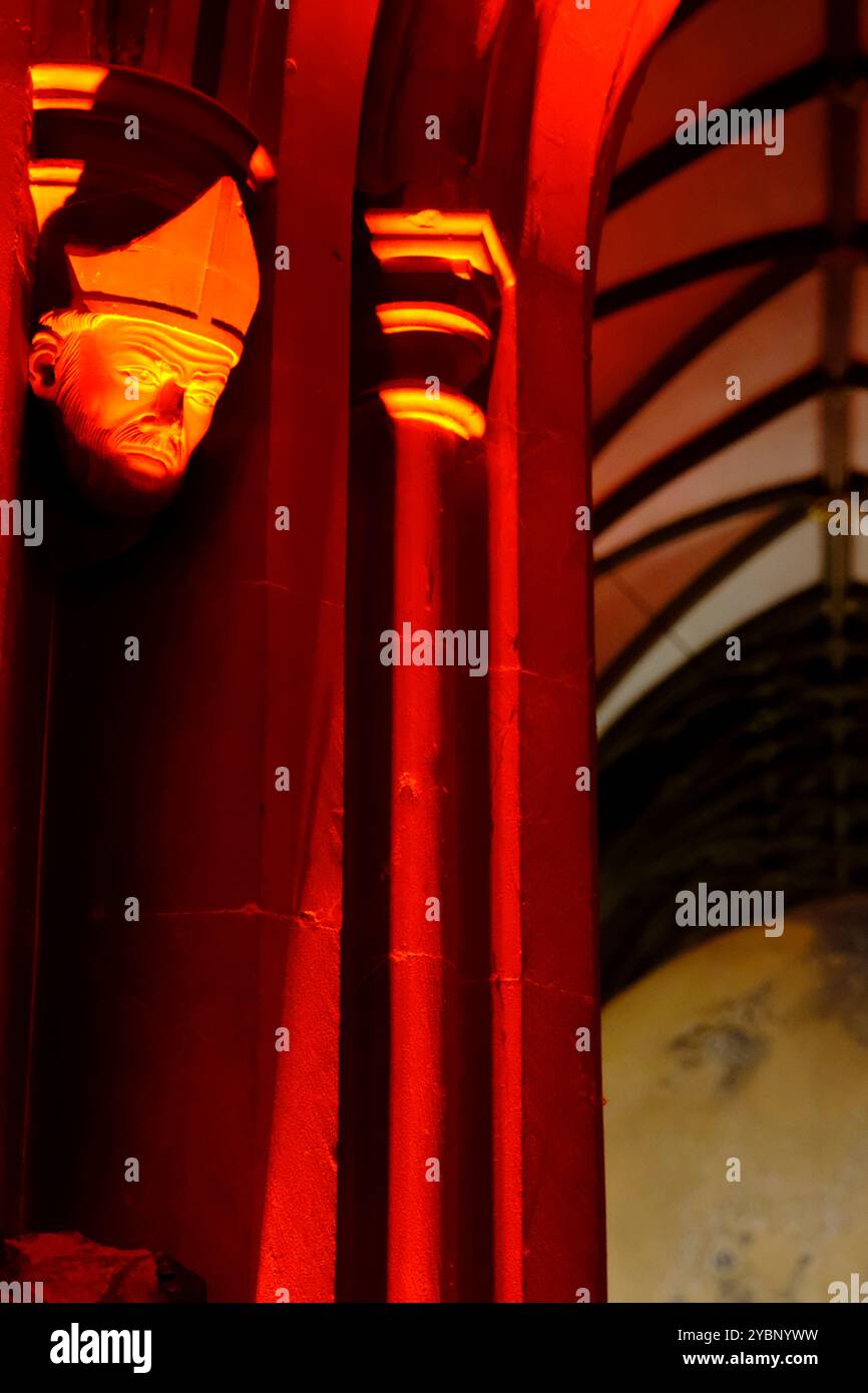 Gloucester, UK. 14th Oct, 2024. An evening viewing of Luke Jerram's ...