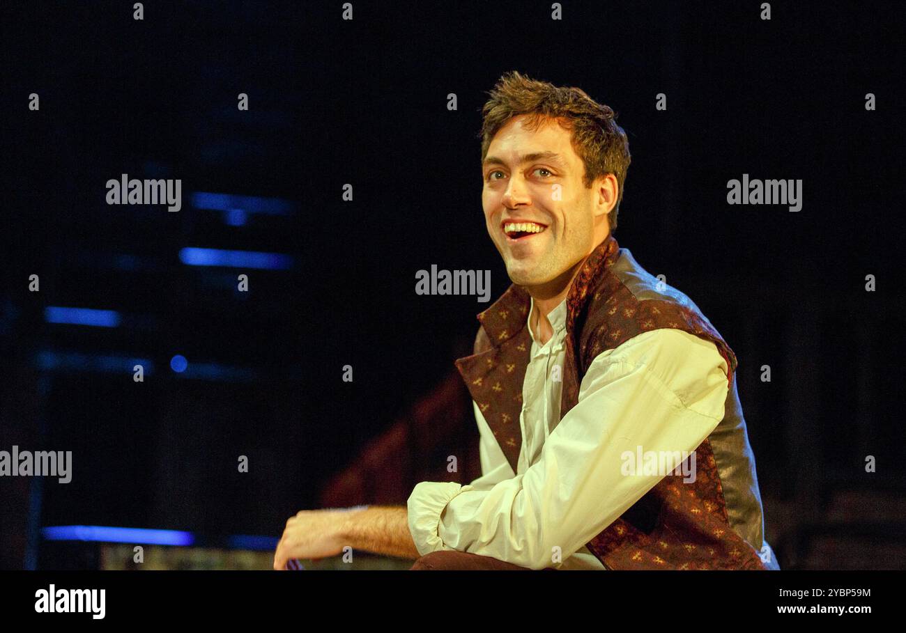 Tavern scene: Alex Hassell (Henry, Prince of Wales / Hal) in HENRY IV ...