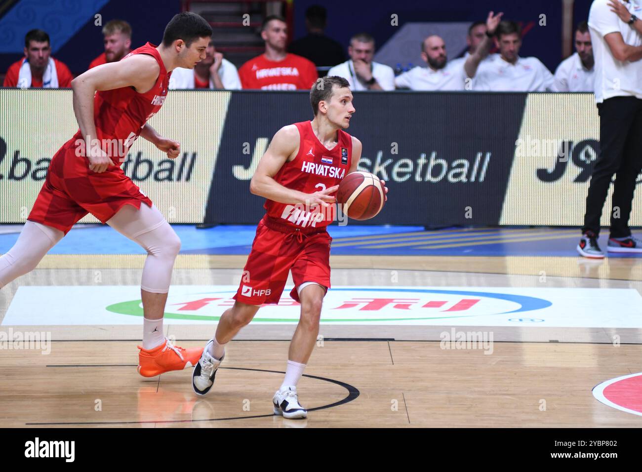 Goran Filipovic, Danko Brankovic (Croatia). FIBA Olympic Qualifying ...
