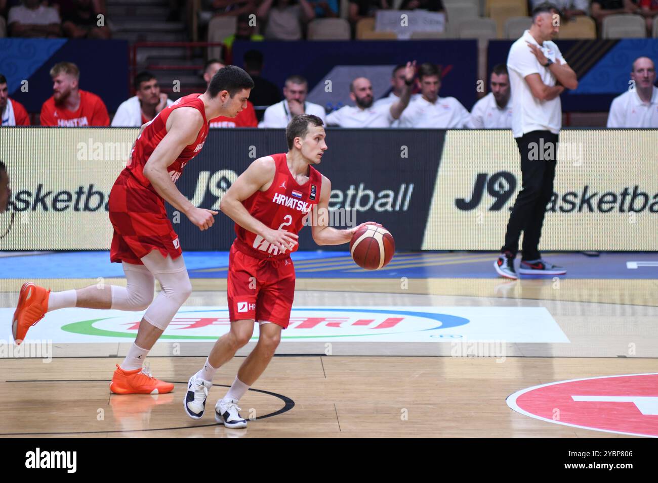 Goran Filipovic, Danko Brankovic (Croatia). FIBA Olympic Qualifying ...