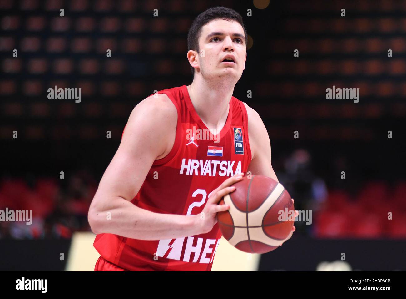 Danko Brankovic (Croatia). FIBA Olympic Qualifying Tournament. Piraeus ...