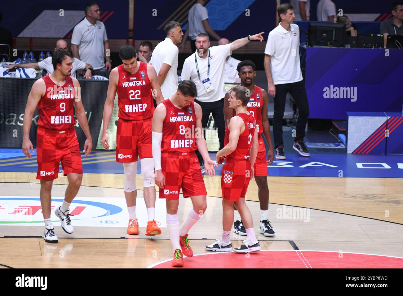 Croatia Basketball team. FIBA Olympic Qualifying Tournament. Piraeus ...