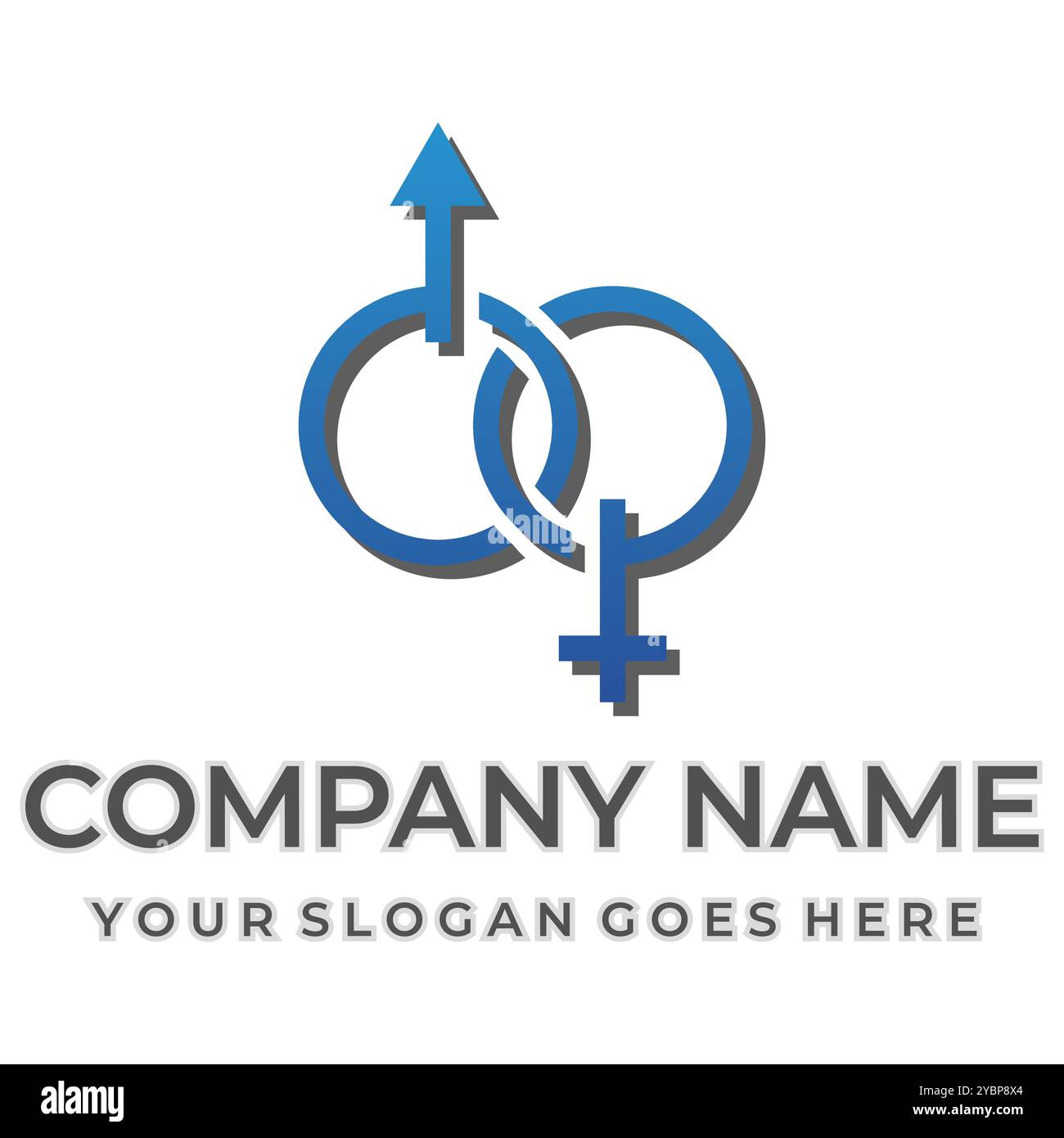 Design a symbol of the power of a man's gender Stock Vector Image & Art ...
