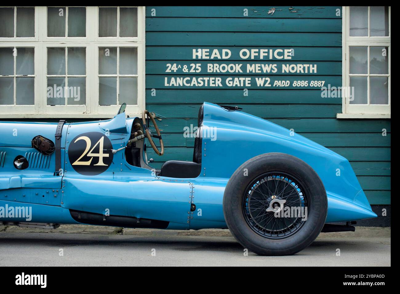 Vintage classic race car at Brooklands Museum Stock Photo - Alamy