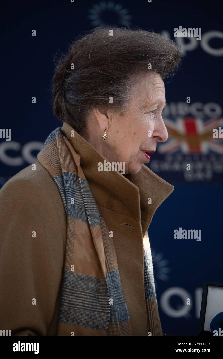 Ascot, Berkshire, UK. 19th October, 2024. The Princess Royal, Princess ...