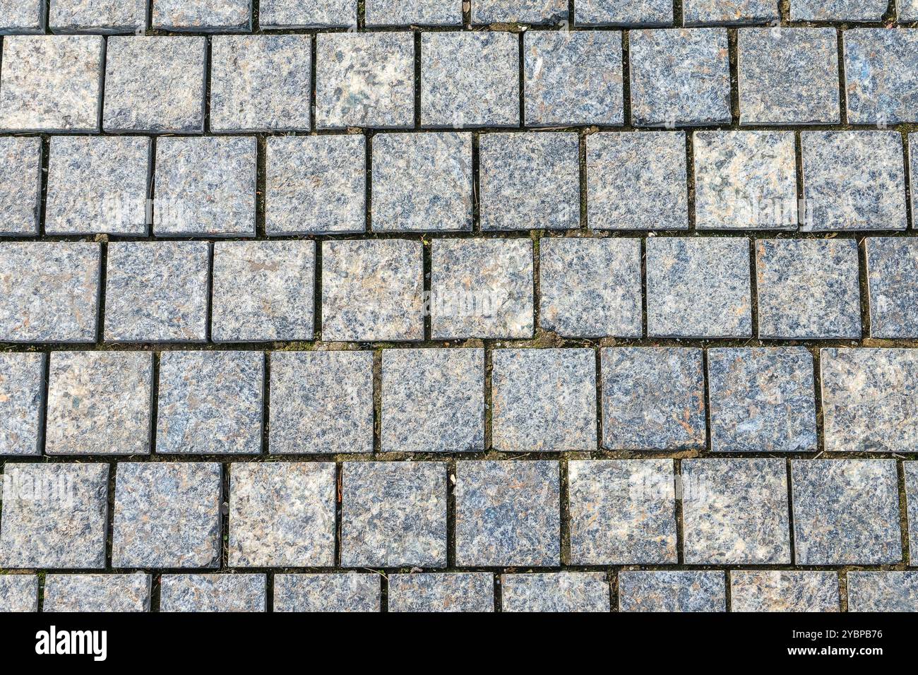 Stone pavement in the rays of the setting sun. Backround of Block ...