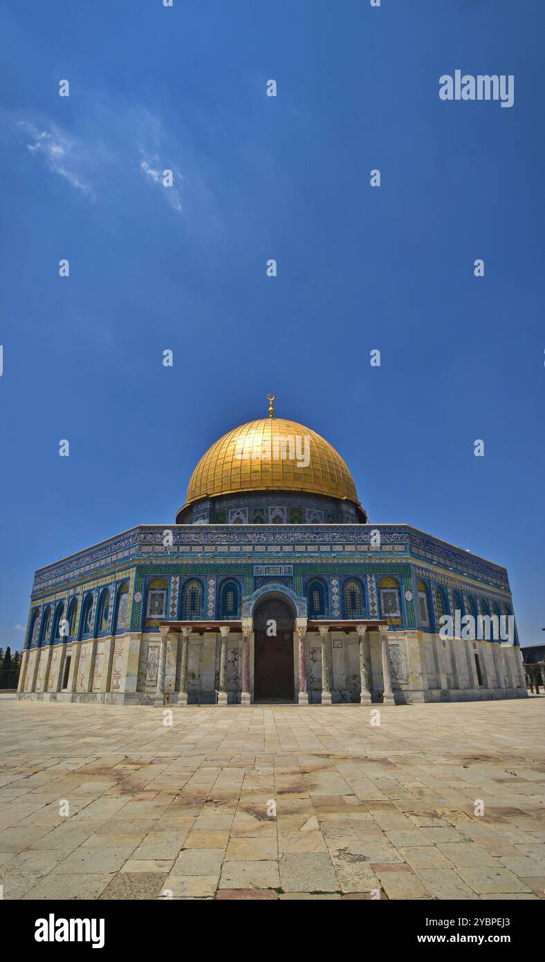 A complex of religious buildings on the Temple Mount in Jerusalem Stock ...