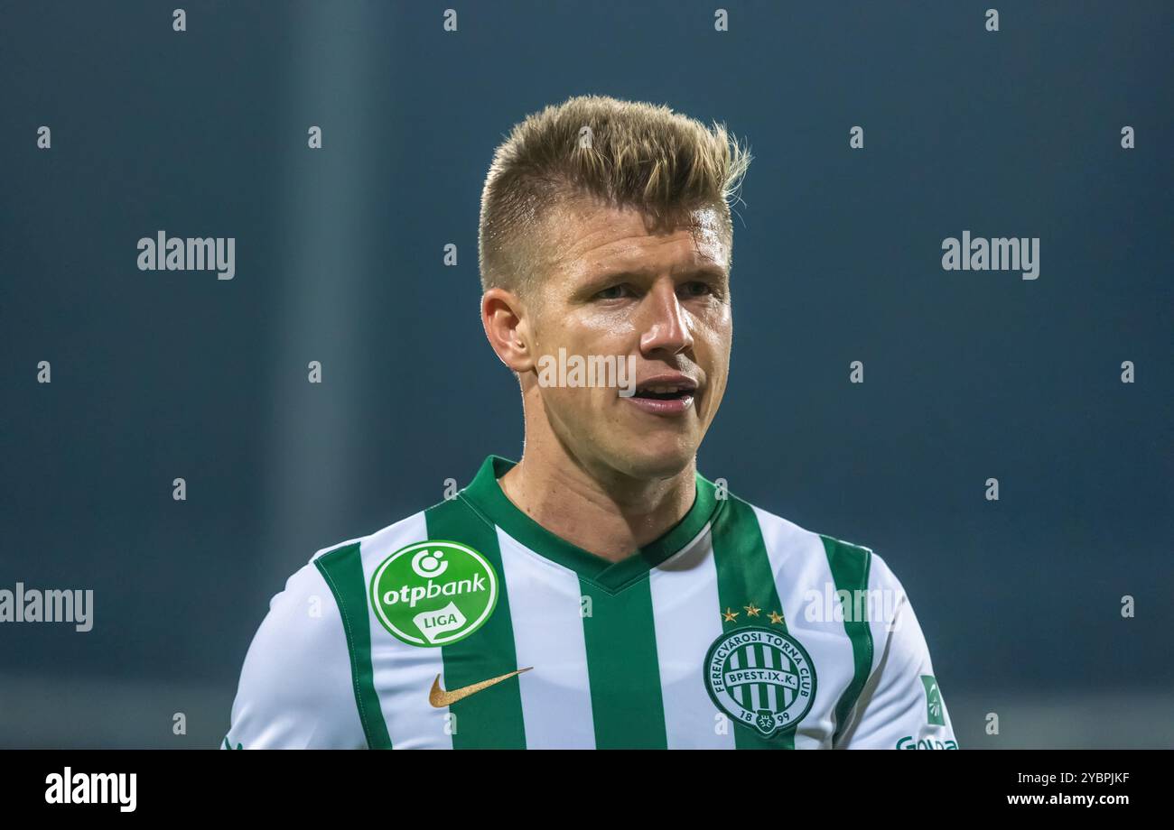 Mezokovesd, Hungary – October 16, 2022. Ferencvaros midfielder David ...