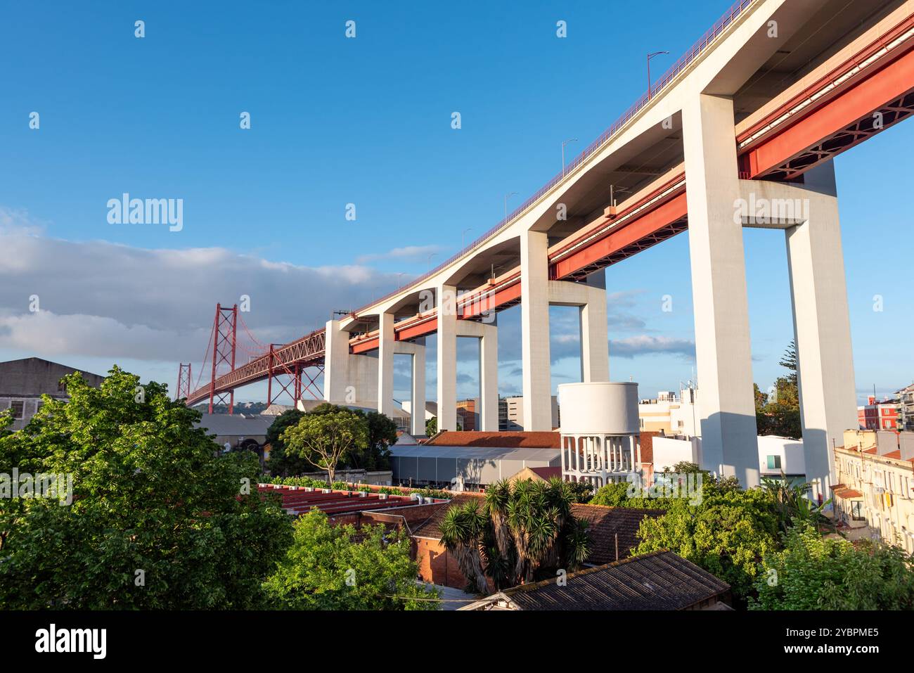 Iconic red bridge of the 25 April in Lisboa, Portugal Stock Photo - Alamy