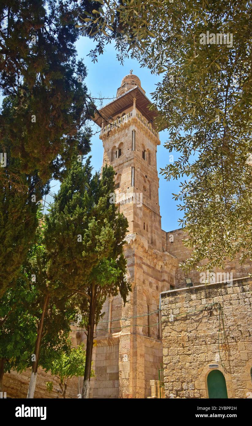 A complex of religious buildings on the Temple Mount in Jerusalem.wall ...