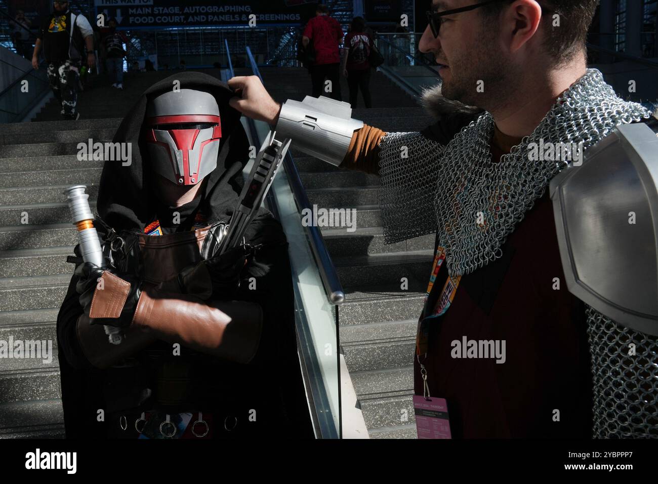 New York, New York, USA. 19th Oct, 2024. Fans in cosplay at the 2024 ...