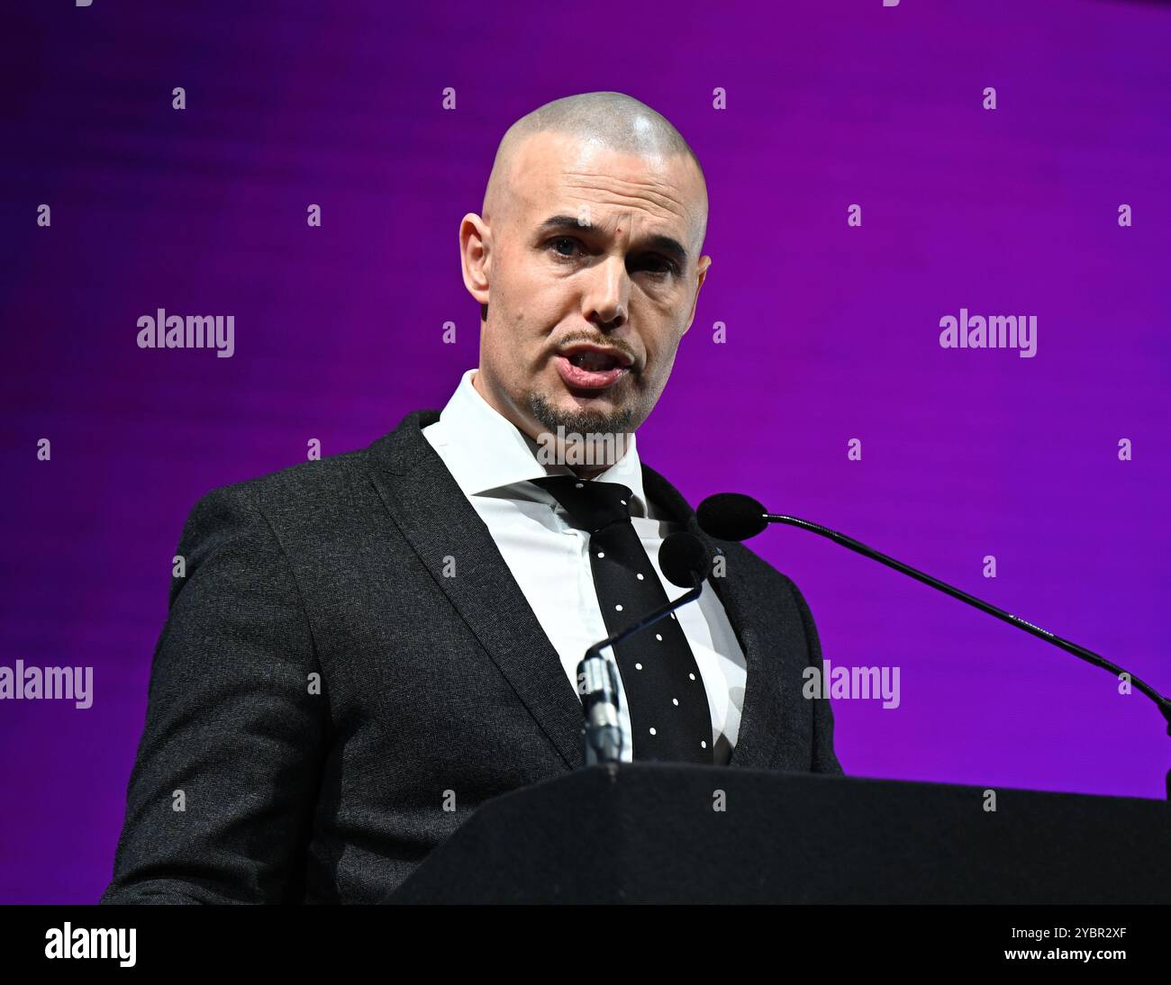 LONDON, UK. 19th Oct, 2024. Speaker Joram Van Klaveren is a Co-founder ...