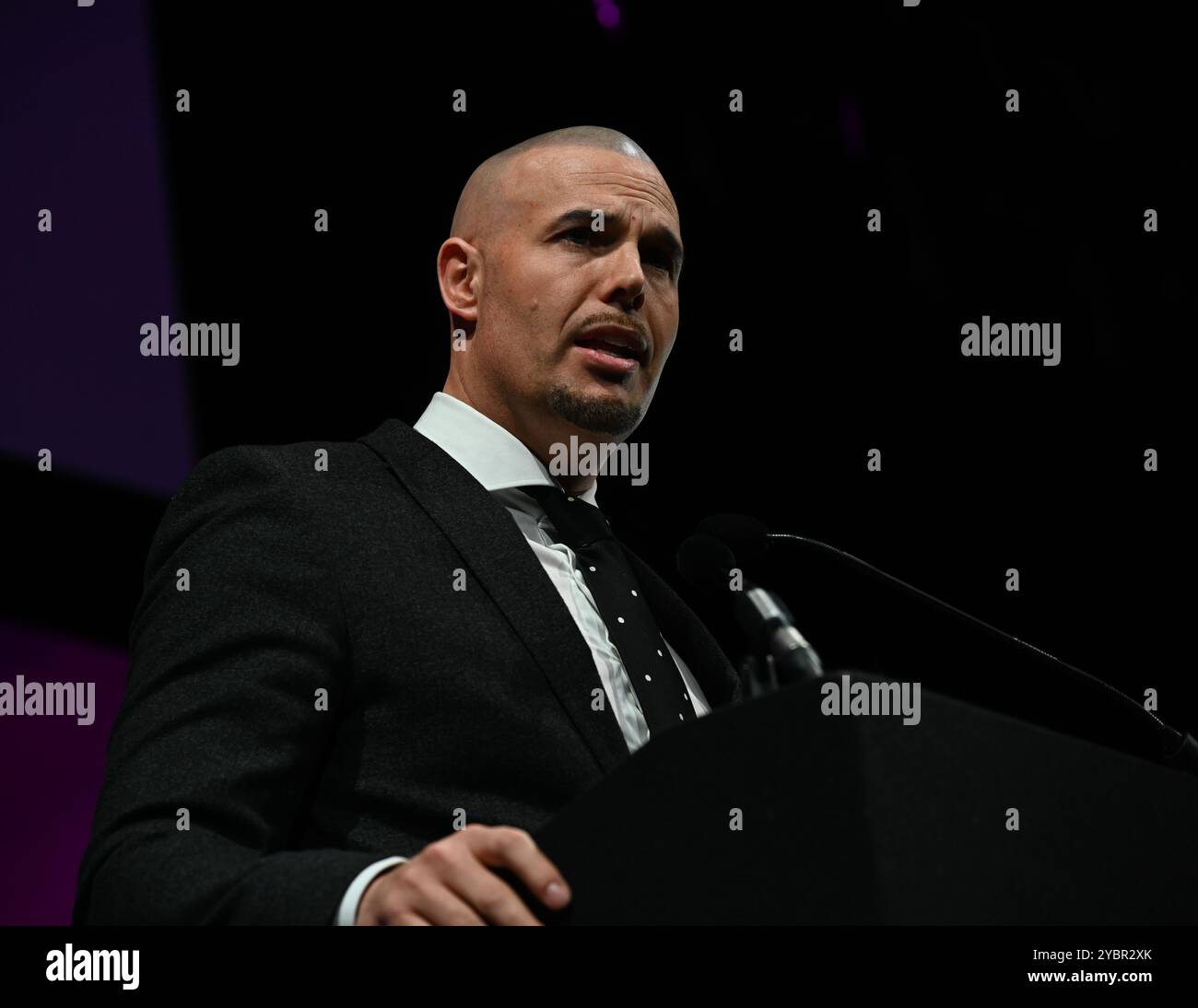 LONDON, UK. 19th Oct, 2024. Speaker Joram Van Klaveren is a Co-founder ...