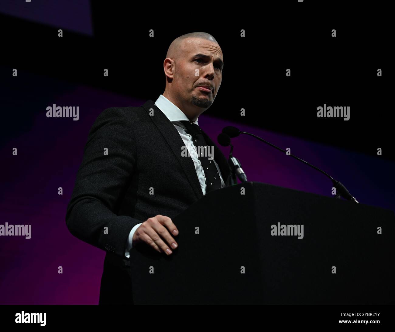 LONDON, UK. 19th Oct, 2024. Speaker Joram Van Klaveren is a Co-founder ...