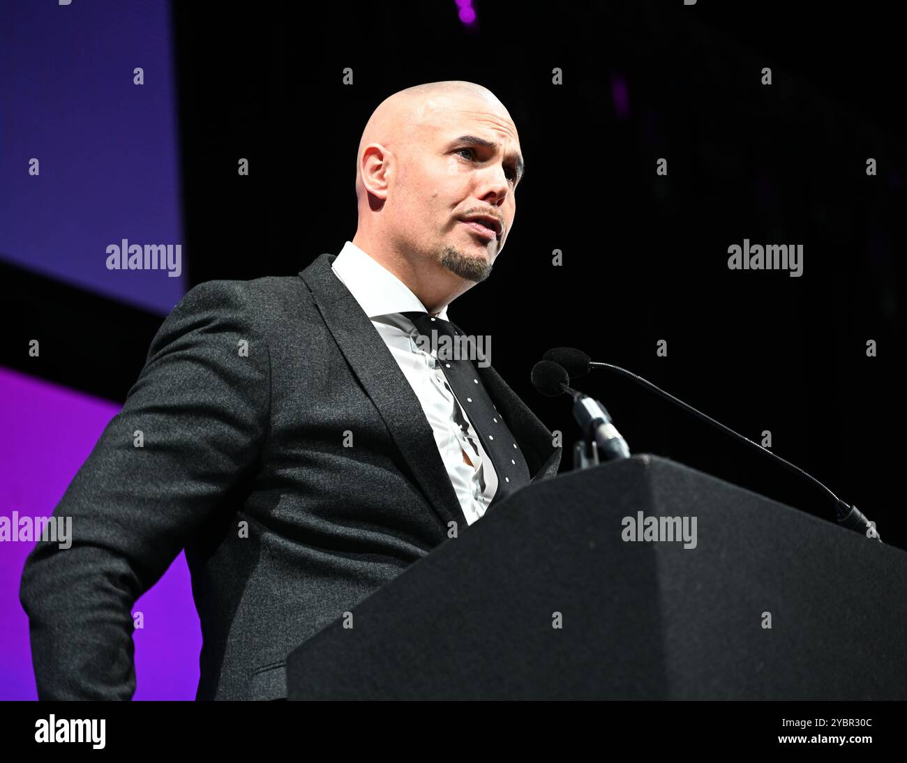 LONDON, UK. 19th Oct, 2024. Speaker Joram Van Klaveren is a Co-founder ...