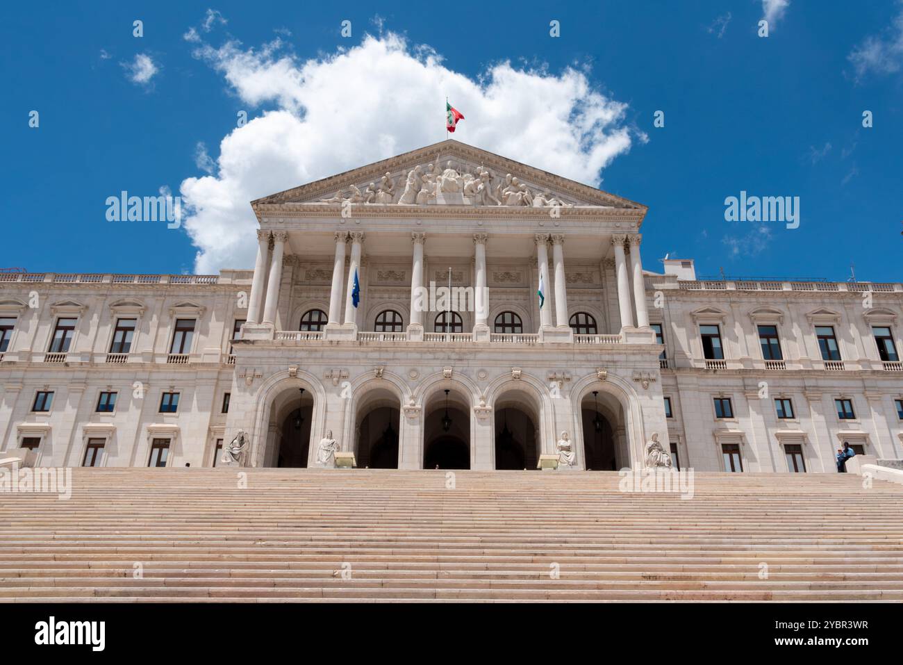 Palacio de Sao Bento or Portuguese parliament building in Lisbon Stock ...
