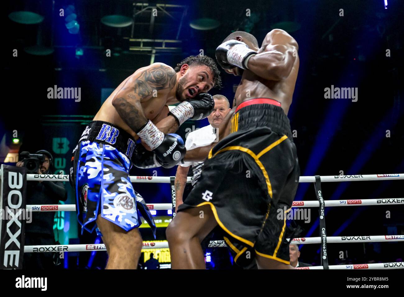London, UK. 19th Oct, 2024. Vacant IBO Welterweight championship ...