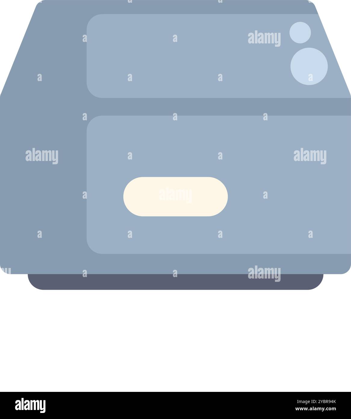 Modern multifunction printer machine is printing important documents ...