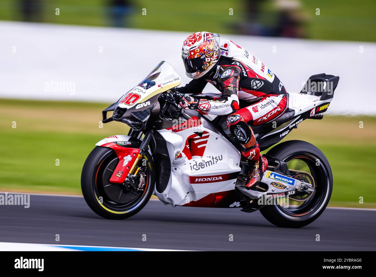 Melbourne, Australia, 19 October, 2024. Takaaki Nakagami on the IDEMITSU Honda LCR Honda during ...