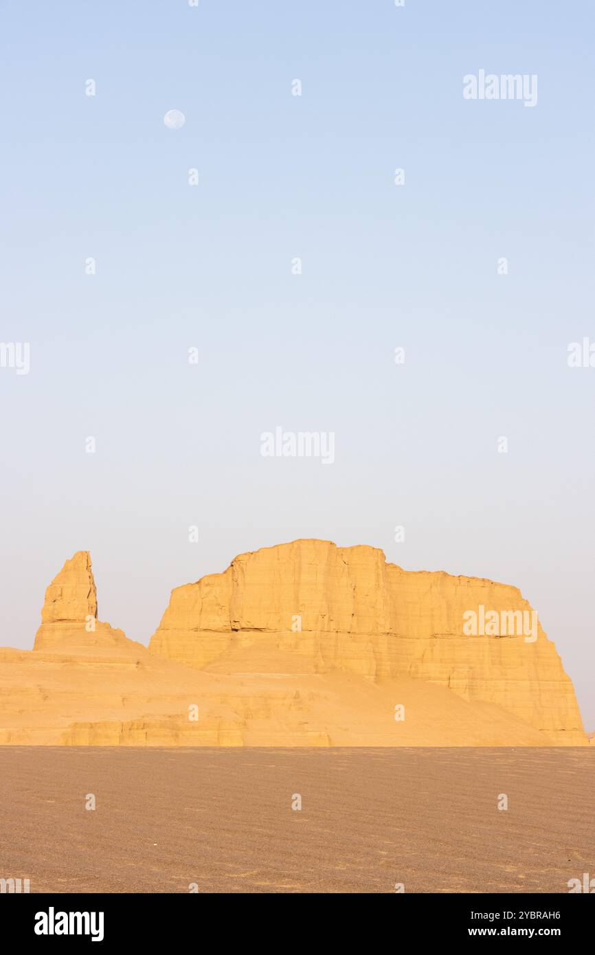 The Lut Desert or Dasht-e Lut. Located in Kerman and Sistan-Baluchestan ...