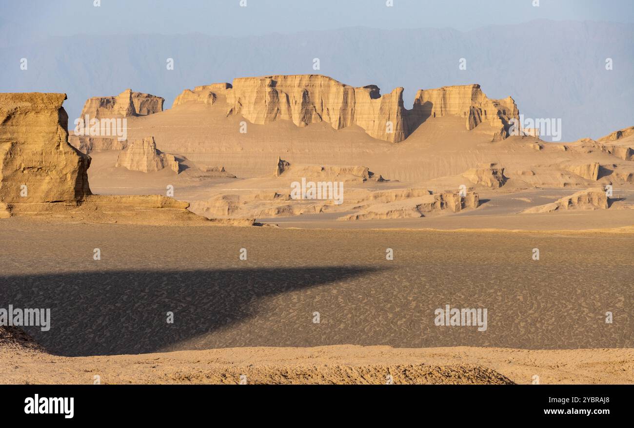 The Lut Desert or Dasht-e Lut. Located in Kerman and Sistan-Baluchestan ...