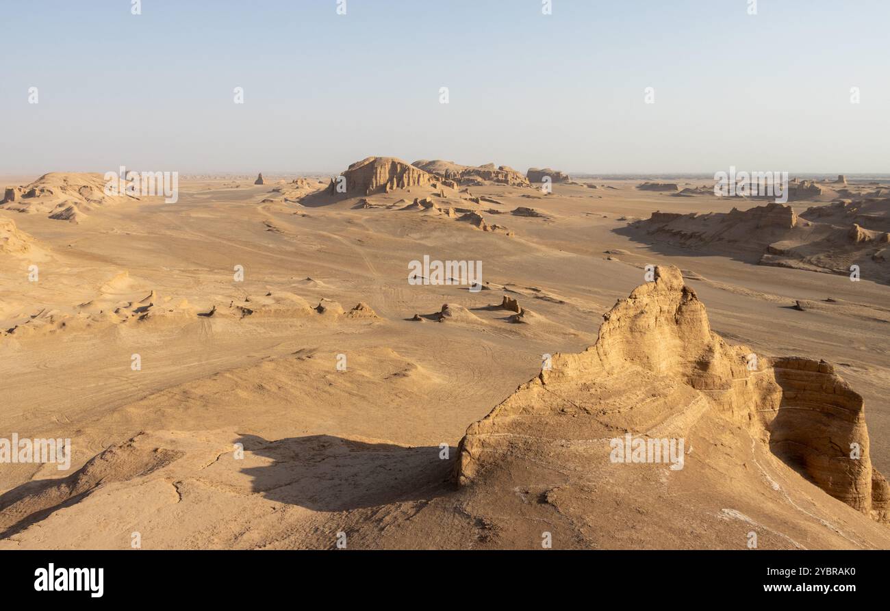 The Lut Desert or Dasht-e Lut. Located in Kerman and Sistan-Baluchestan ...