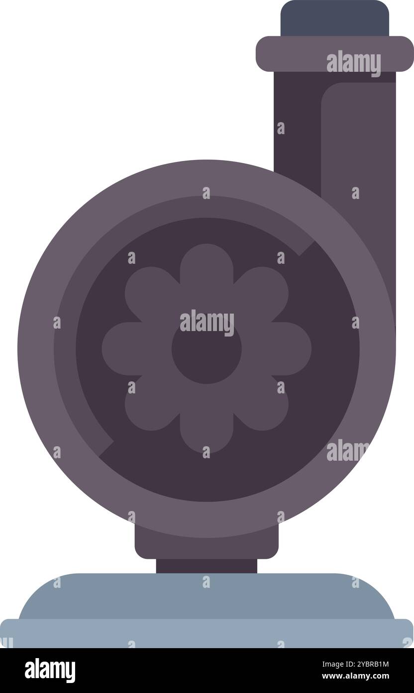This water pump icon represents a key component of irrigation systems ...