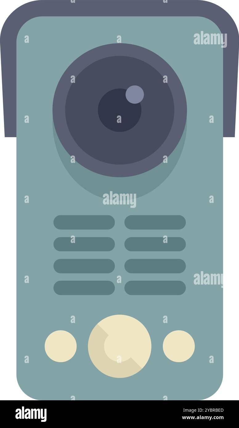Modern Intercom System Featuring A Camera Providing Enhanced Security