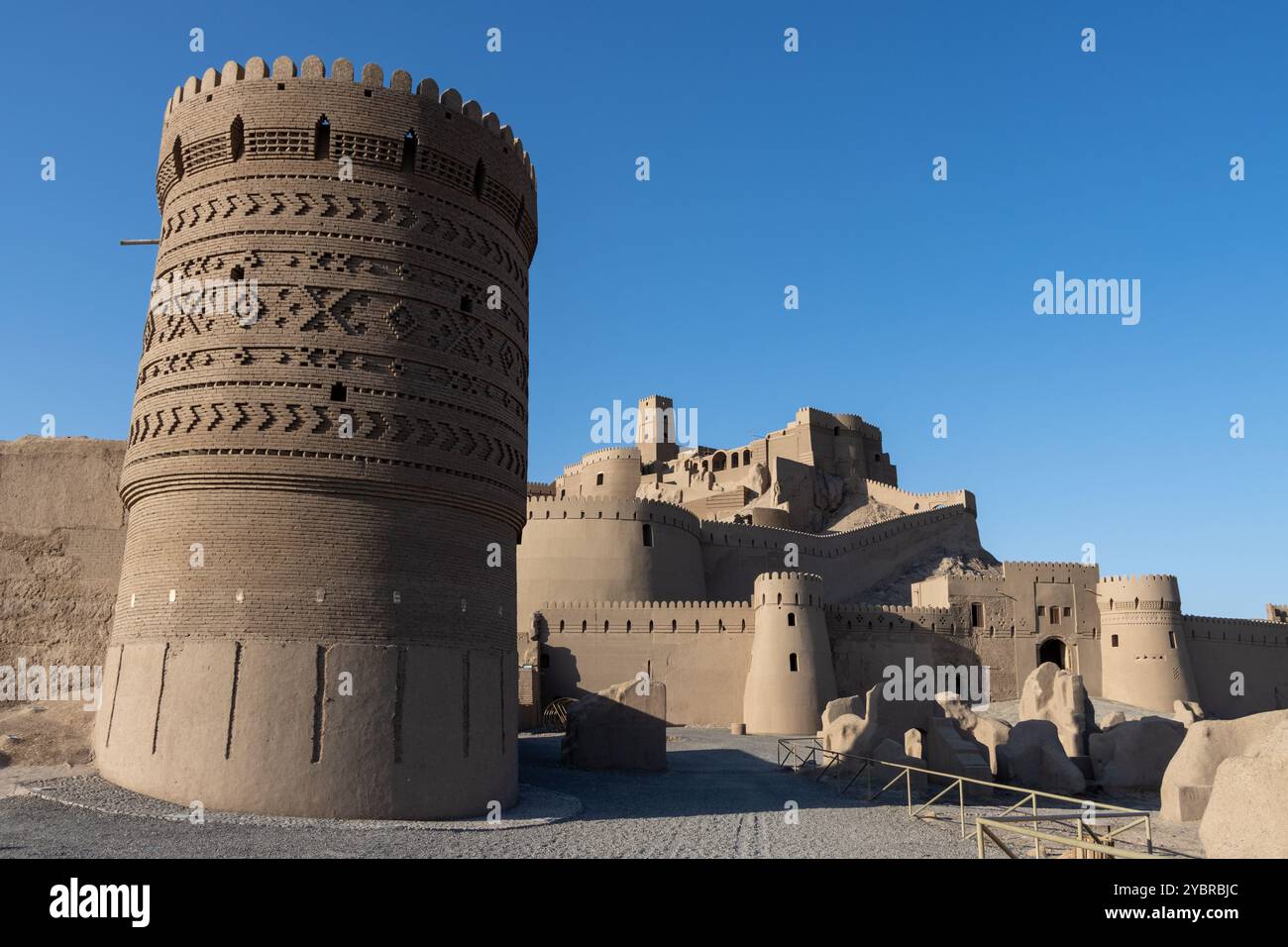 Bam Iran September 21 2024: Bam Citadel, located in the city of Bam in ...
