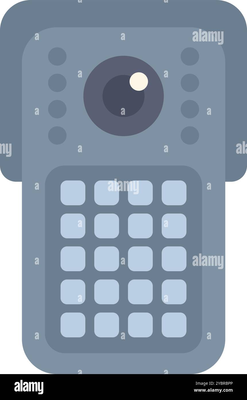 Surveillance camera hanging on the wall Stock Vector Images - Alamy