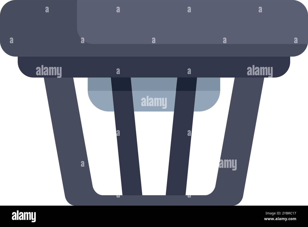 Smoke detector icon representing safety and security in residential ...