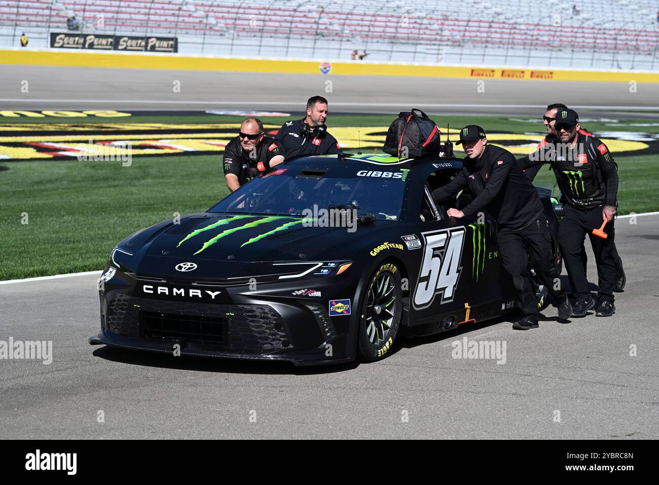 LAS VEGAS, NV - OCTOBER 19: The car of Ty Gibbs (#54 Joe Gibbs Racing ...